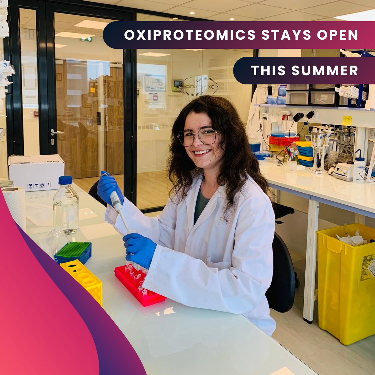 OxiProteomics Laboratory Stays Open This Summer! - Oxiproteomics